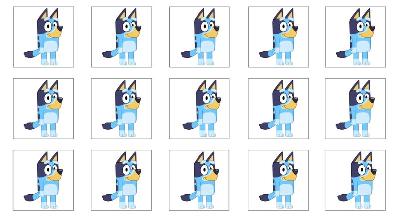 Bluey Token Board - Etsy