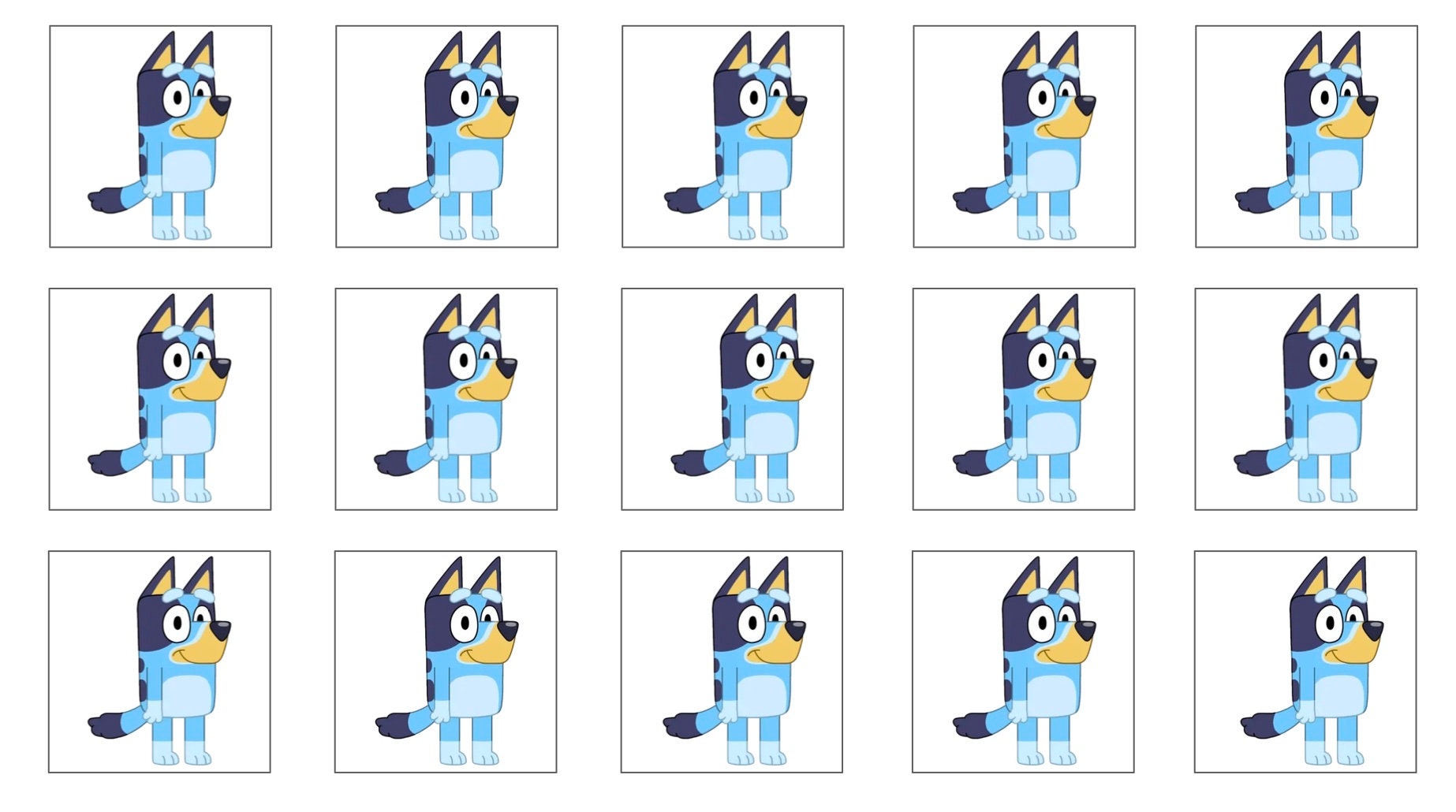 Bluey Token Board - Etsy