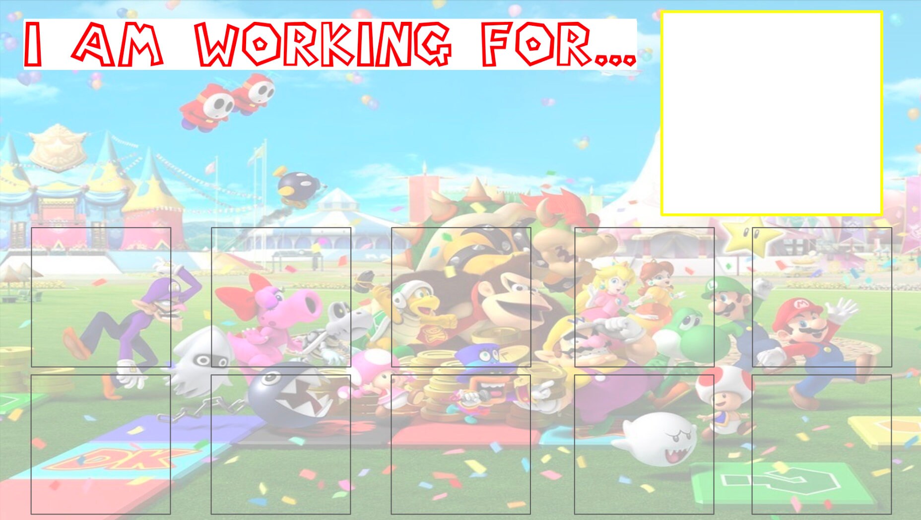 Mario Party Token Board - Etsy