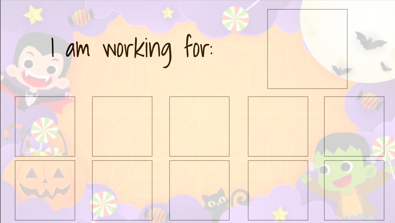 Halloween Token Board - Etsy