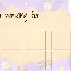 Halloween Token Board - Etsy