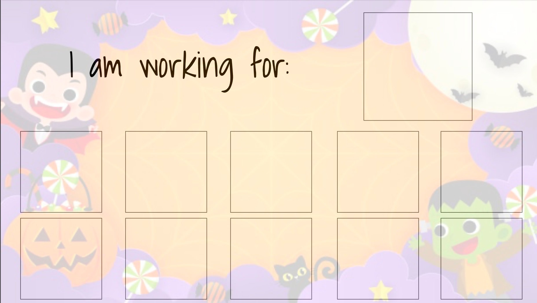 Halloween Token Board - Etsy