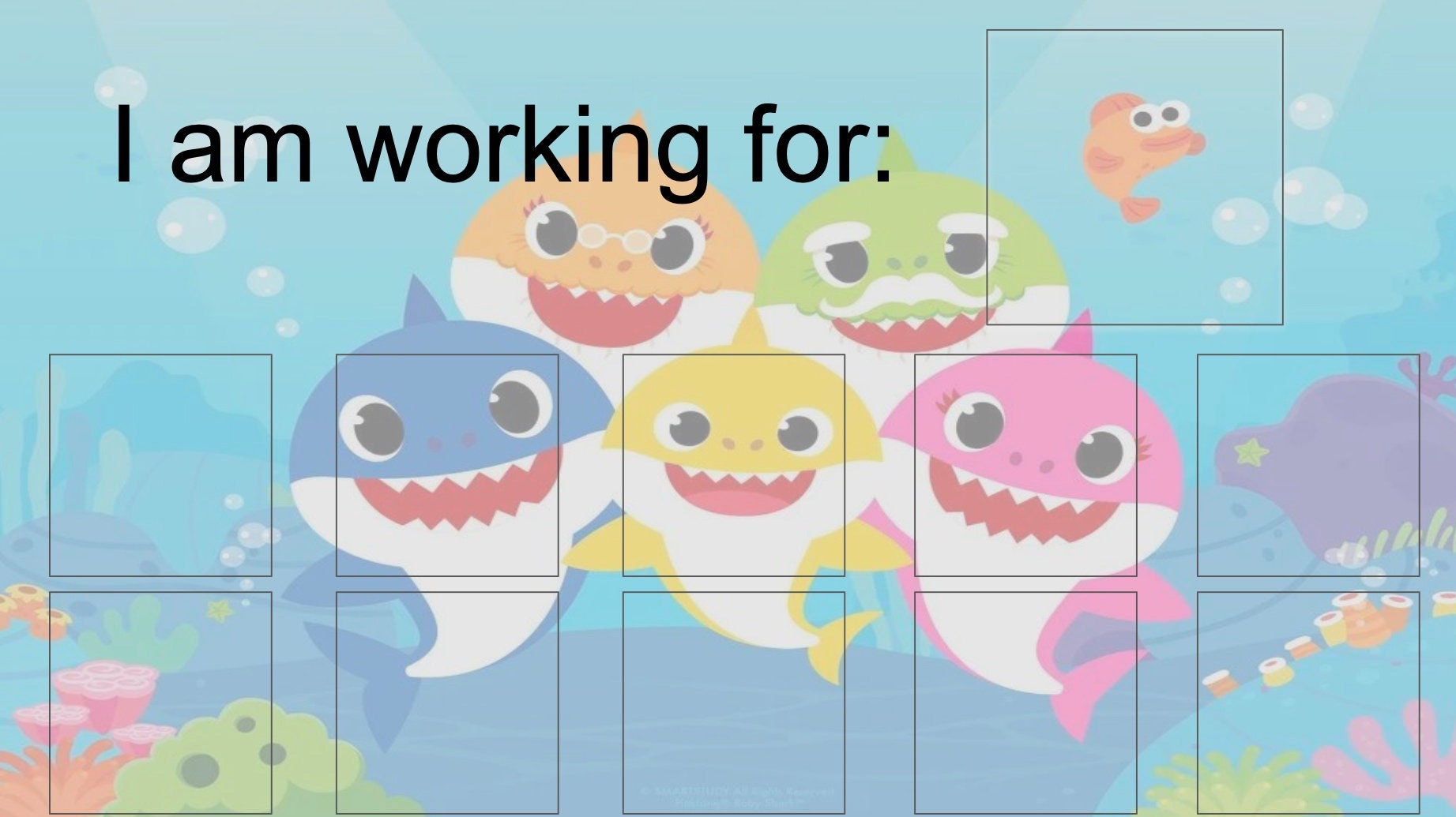 Baby Shark Token Board - Etsy