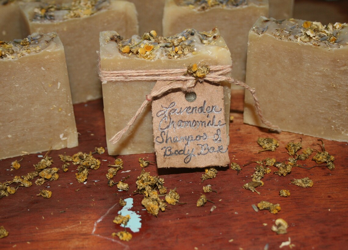 Shampoo/body/bar Soap/organic/natural/vegan/lavender Croatia Chamomile ...