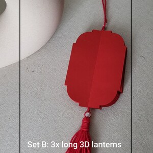 Handmade Simple Red Lanterns for Lunar Festival Lunar Chinese New Year ...