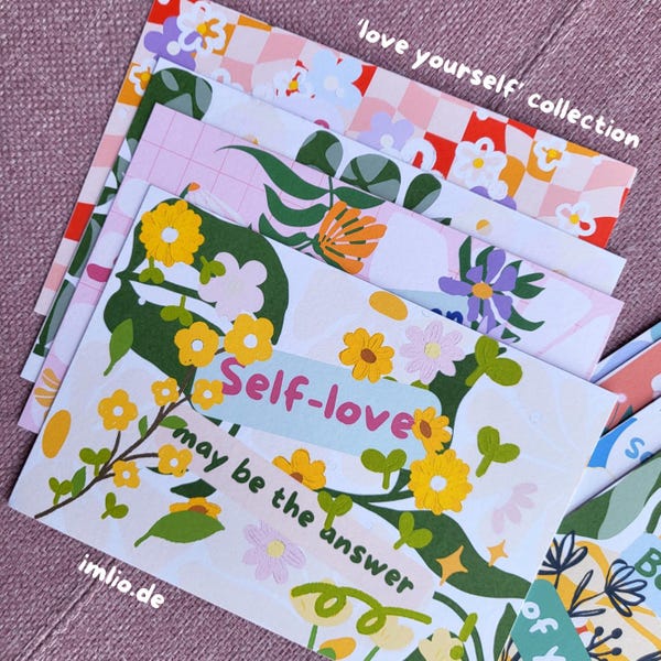 Motivational Postcards - Etsy UK