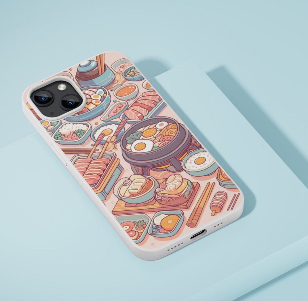 Flexi Phone Cases With Korean Asian Food Inspired Art Piece - Etsy