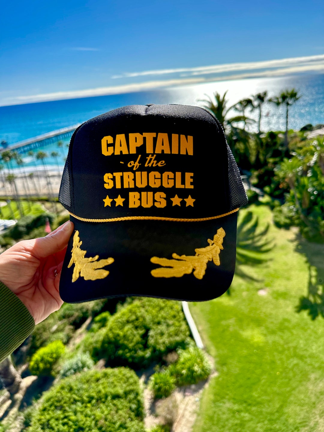 Captain of the Struggle Bus, Sailor Trucker Hat - Etsy