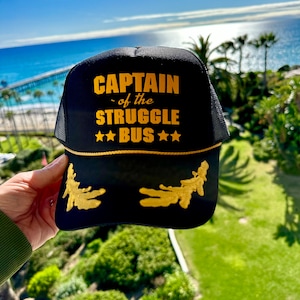 Captain of the Struggle Bus, Sailor Trucker Hat - Etsy