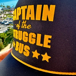 Captain of the Struggle Bus, Sailor Trucker Hat - Etsy