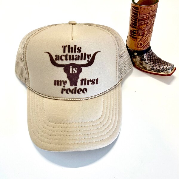 Hat Actually This is My First Rodeo - Etsy