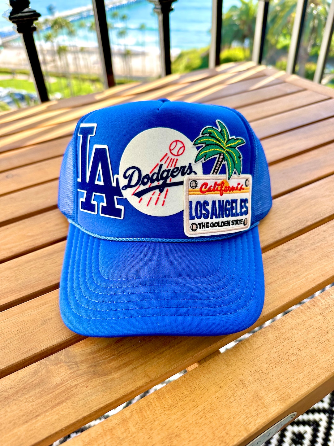 Very Limited! Los Angeles Patch Trucker Hat, Baseball Hat, Rope Hat - Etsy