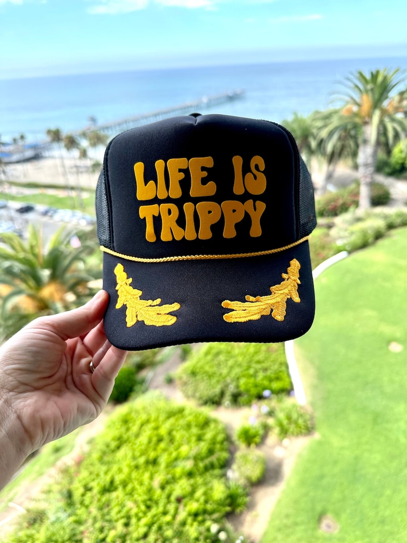 Life is Trippy Retro Trucker Hat - Etsy