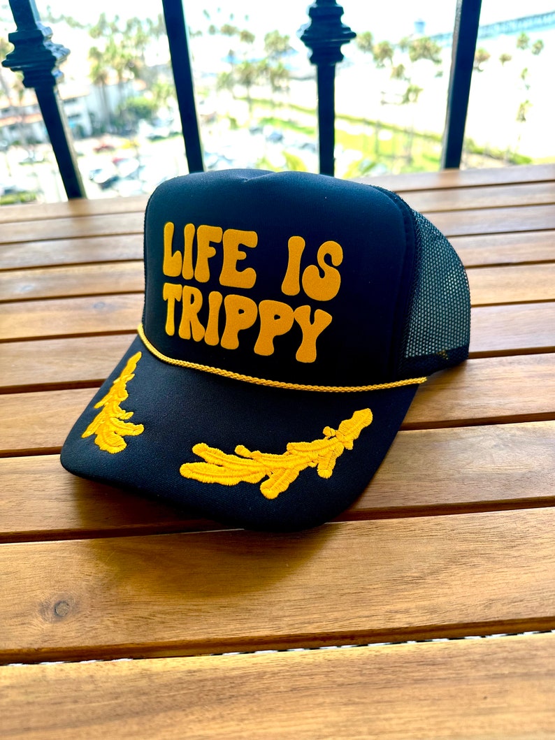 Life is Trippy Retro Trucker Hat - Etsy