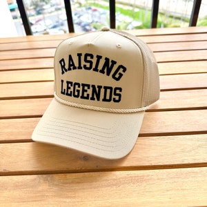 Raising Legends Khaki Trucker Hat - Etsy