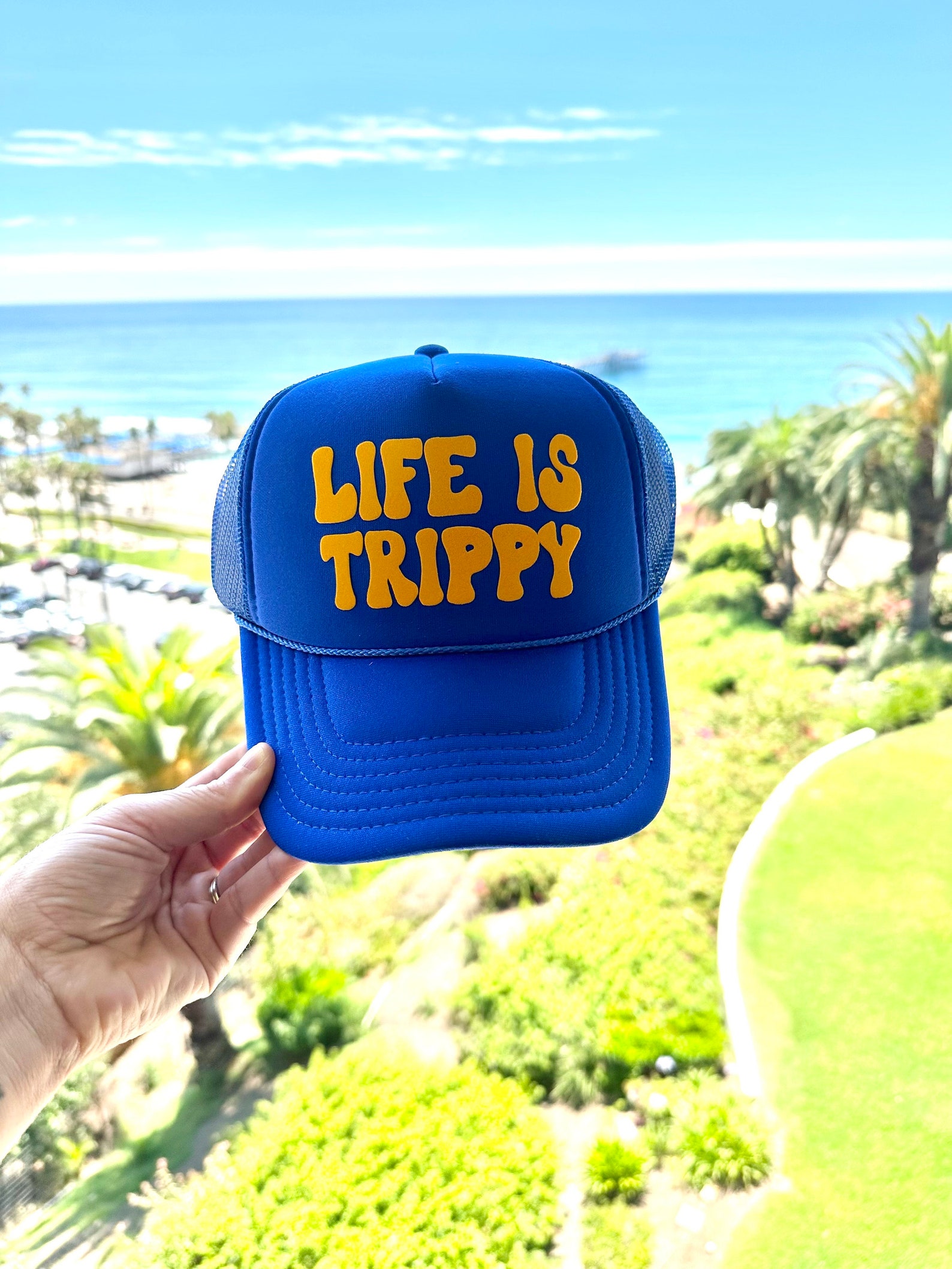 Life is Trippy Retro Trucker Hat - Etsy