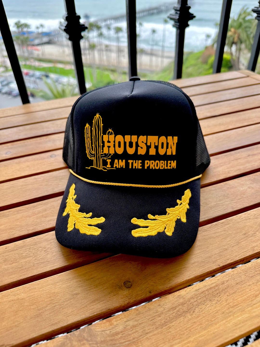 Houston I Am the Problem Trucker Hat - Etsy