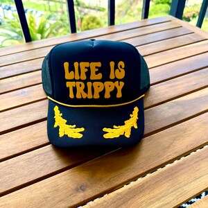 Life is Trippy Retro Trucker Hat - Etsy