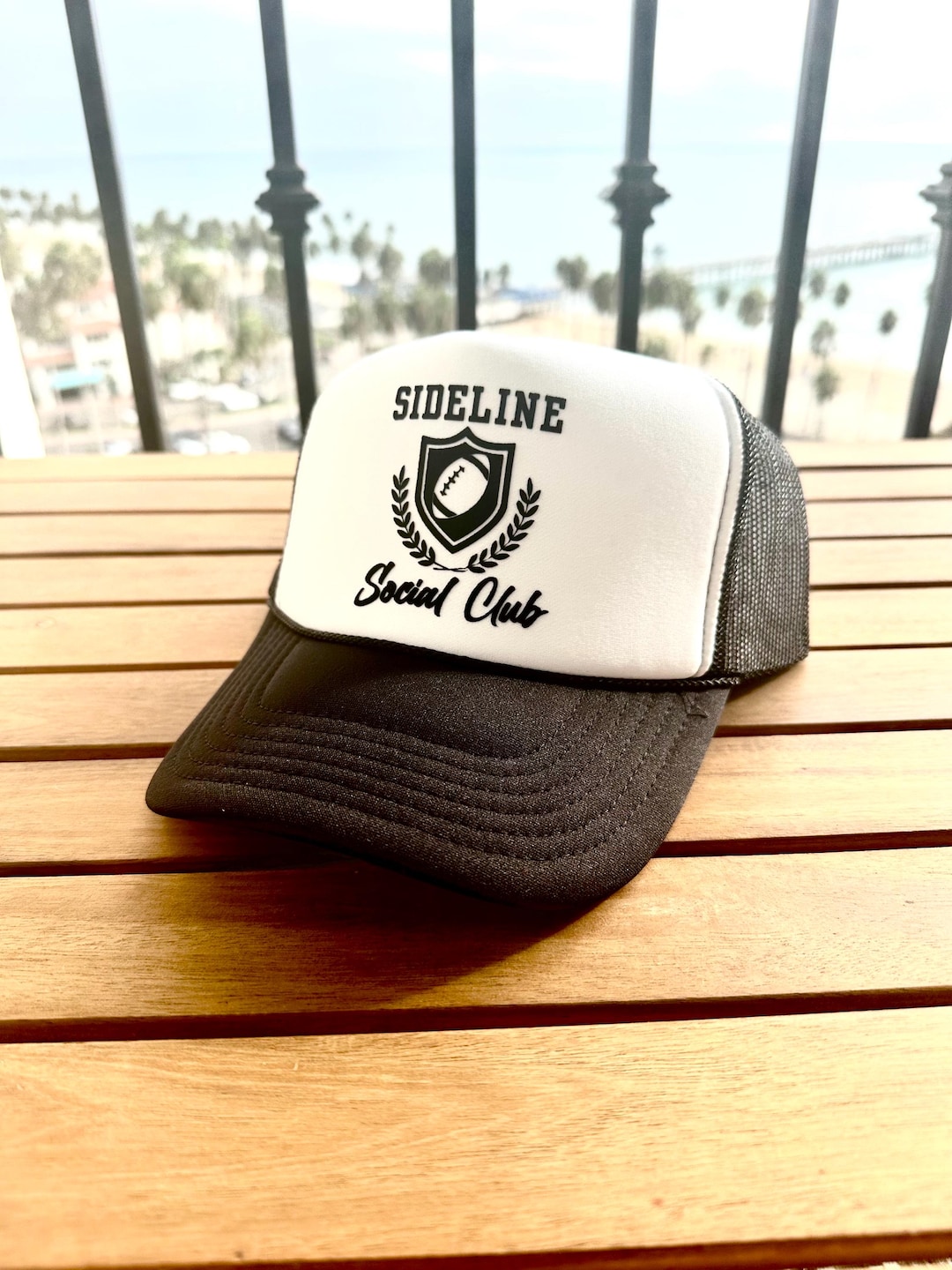 Sideline Social Club Trucker Hat, Women’s Trucker Hat, Rope Hat ...