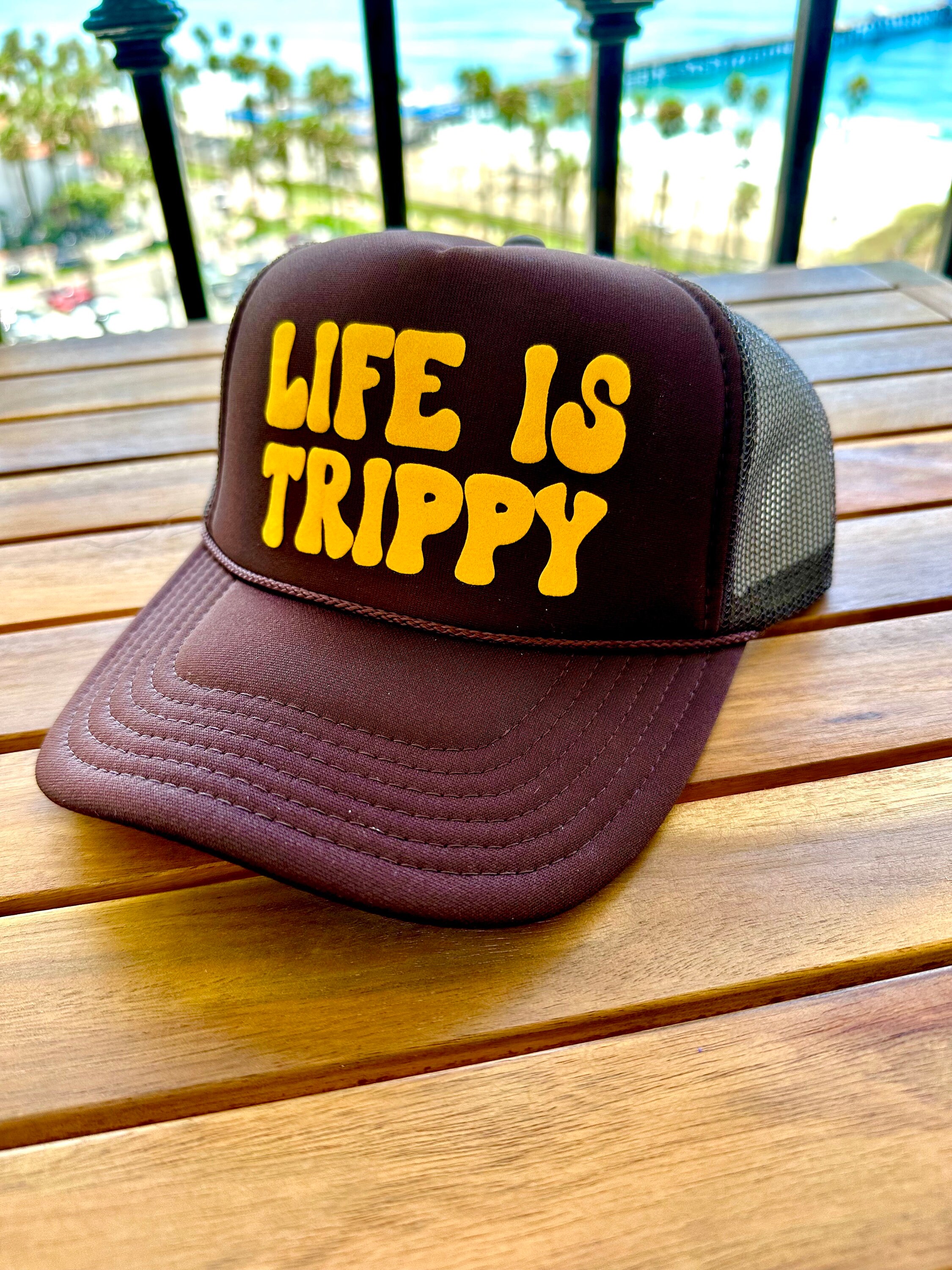 Life is Trippy Retro Trucker Hat - Etsy