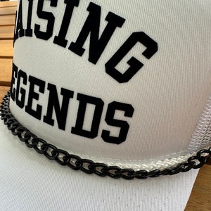 LIMITED Raising Legends White Trucker Hat, Rope Hat, Adjustable Hat ...