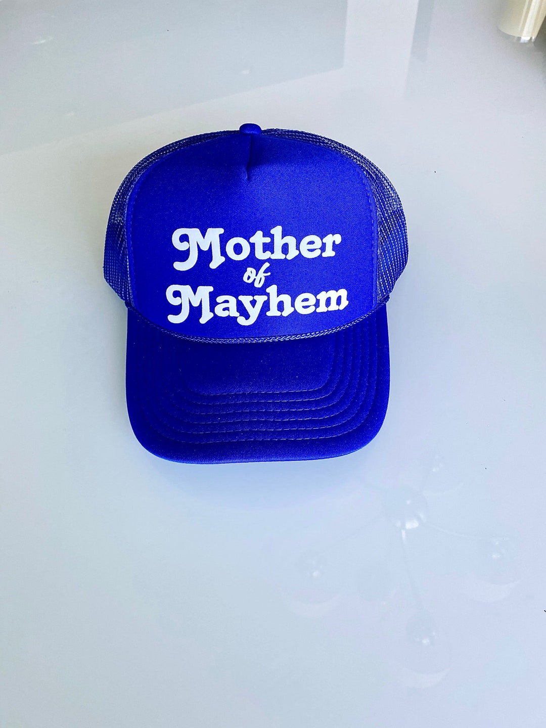 Royal Mother of Mayhem Retro Trucker Hat - Etsy