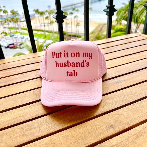 Put It on My Husbands Tab Hat With Chain - Etsy