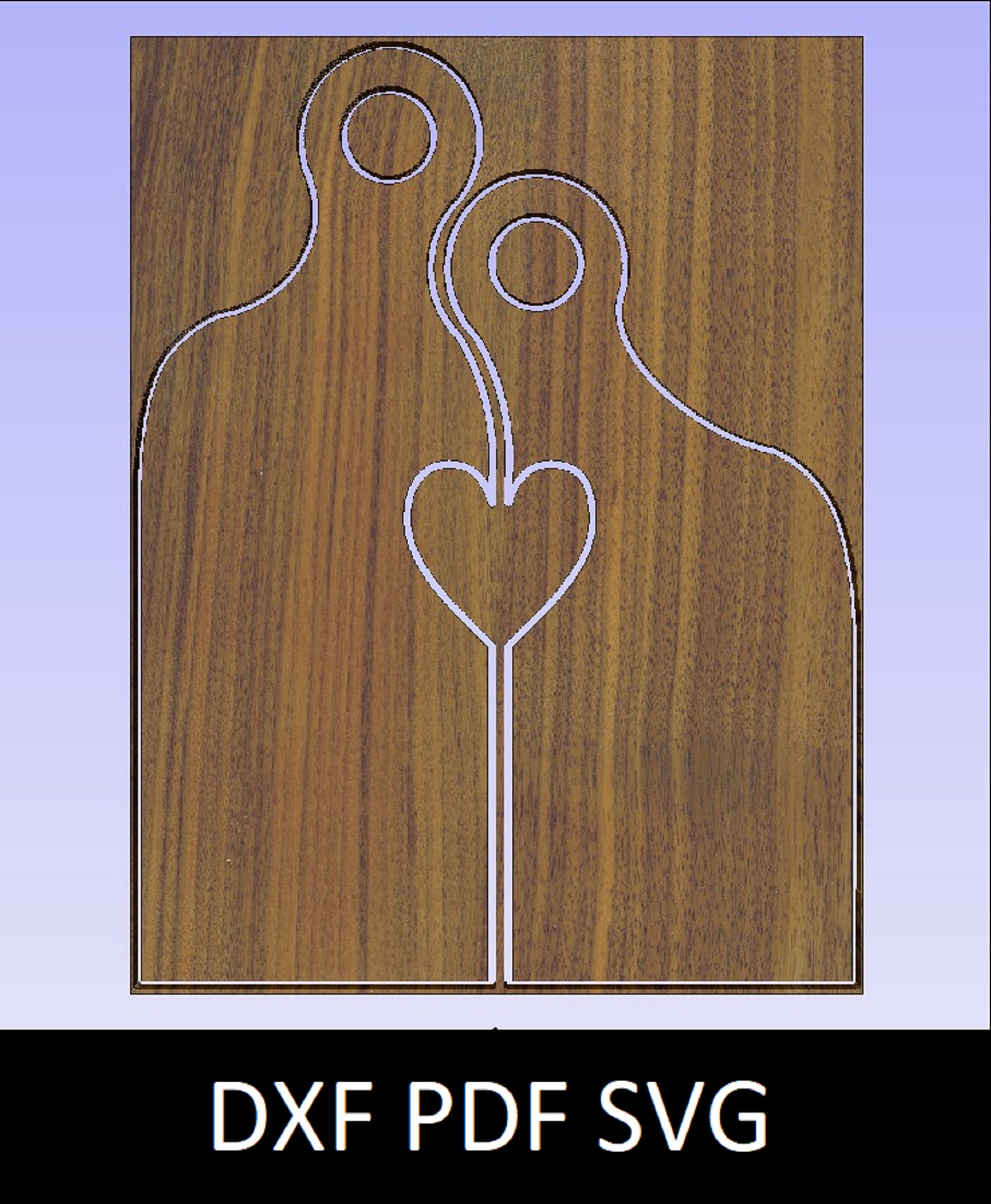 DIGITAL FILE - Romeo & Juliet Nesting Charcuterie Board Serving Tray ...