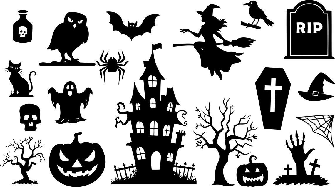 DIGITAL FILE - Halloween Lantern or Misc Stencils for LASERING or ...