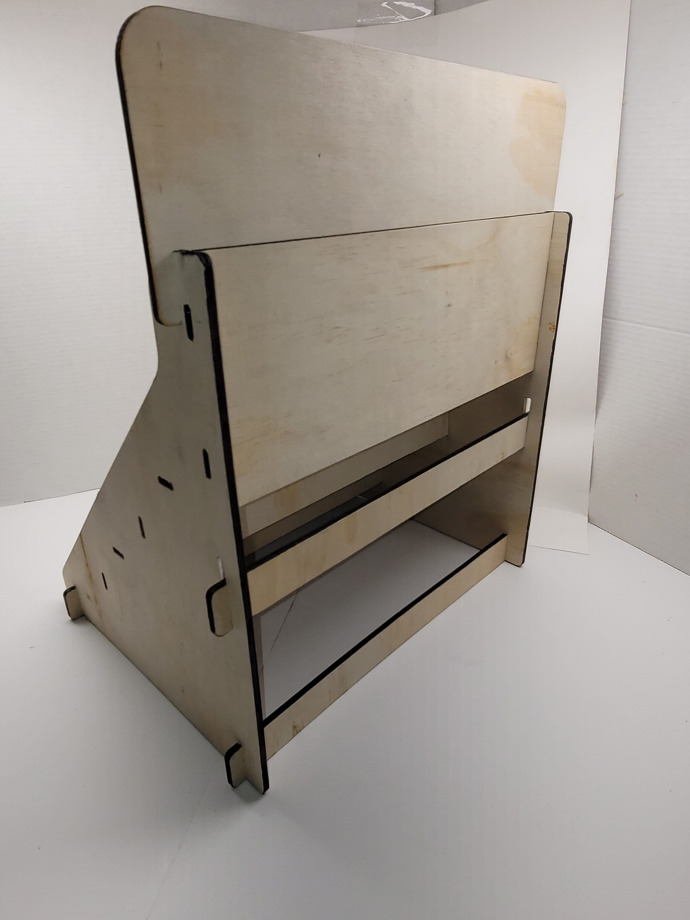 Collapsible Wood Shelf for Retail Display. NO HARDWARE, Comes Apart in ...