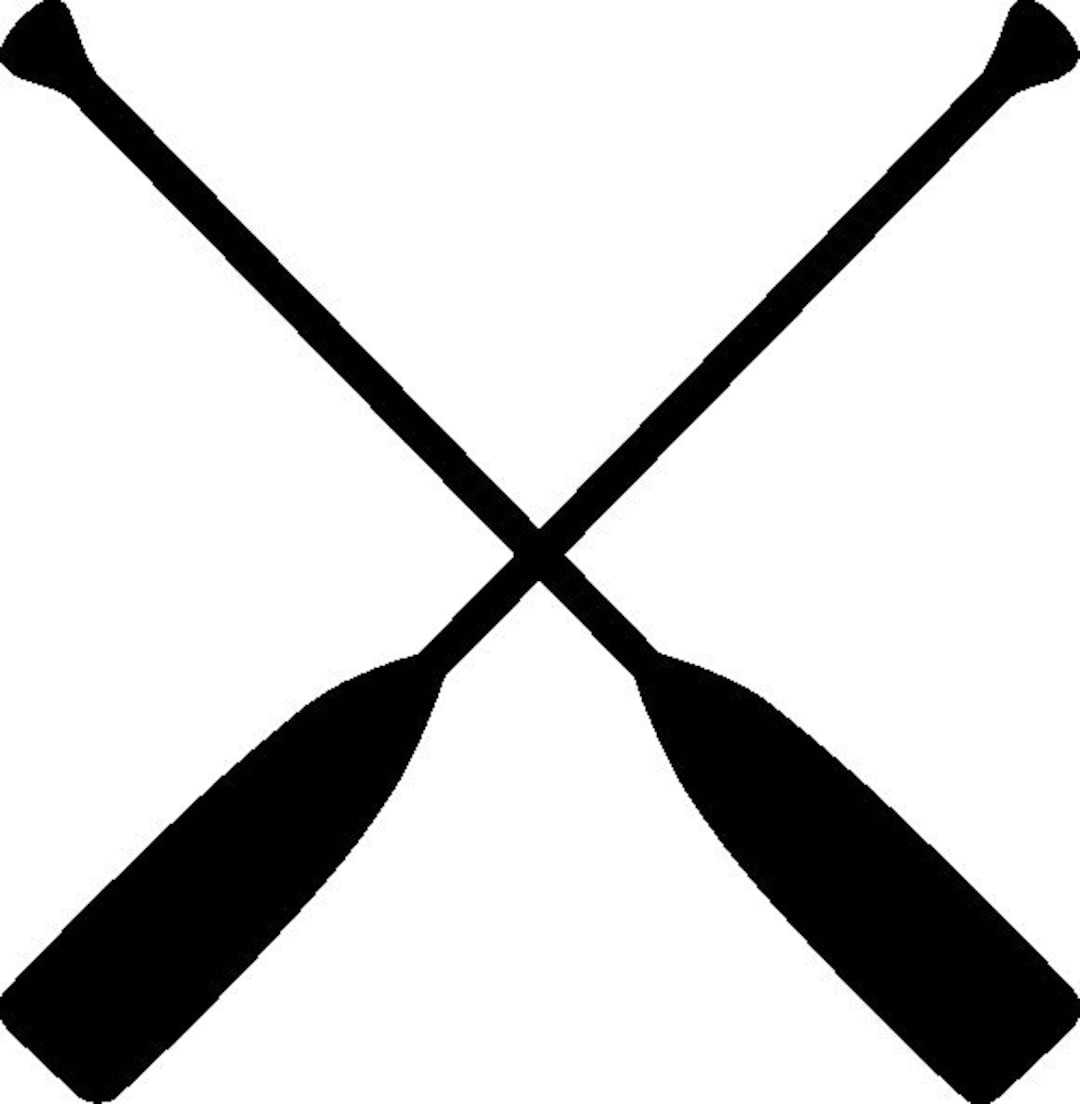 Crossed Oars - CNC or Laser - File Types - SVG - Dxf - Eps - Png - Etsy