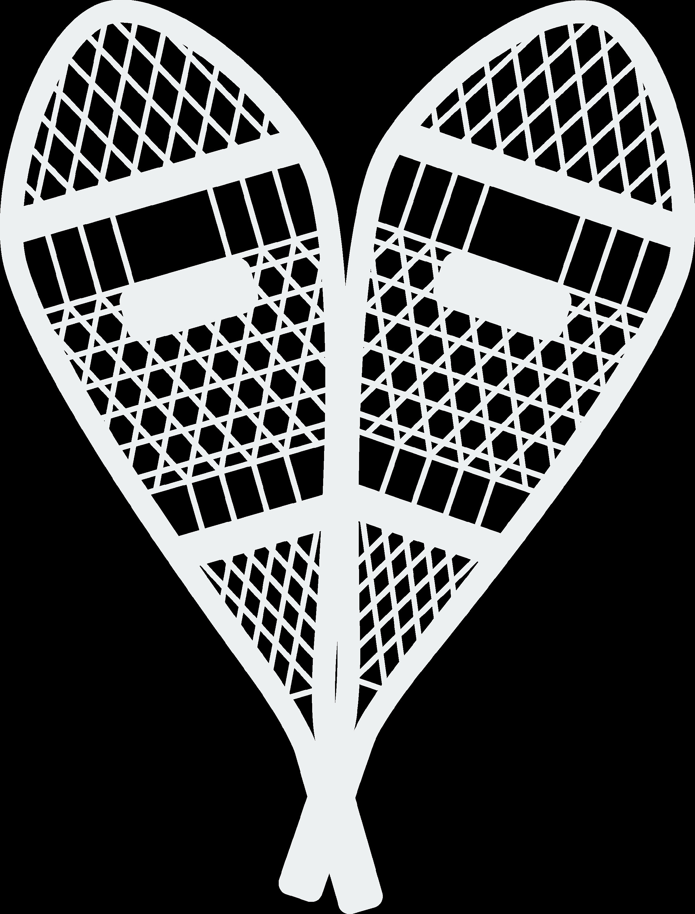 Crossed Snowshoes - Ai Eps Dxf Svg Pdf- CNC, Glowforge, Xtool or Other ...