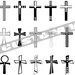 Digital File - Bundle of 100 Cross Vectors Catholic, Christ, Christian ...