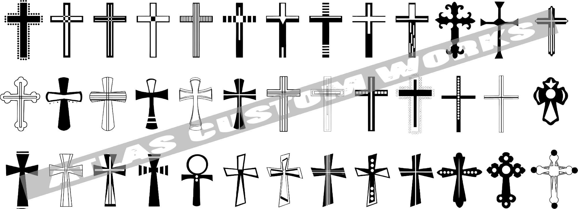 Digital File - Bundle of 100 Cross Vectors Catholic, Christ, Christian ...
