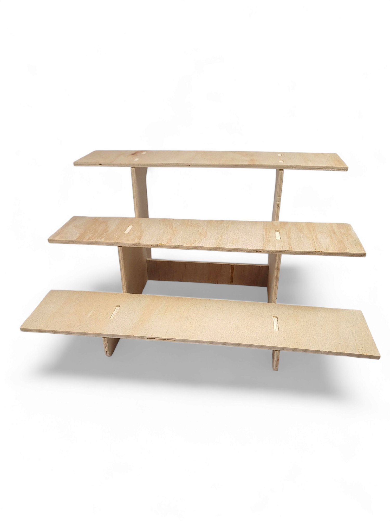 Collapsible Wood Shelf for Retail Display. NO HARDWARE, Comes Apart in ...