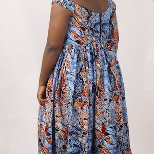 Stylish Afrocentric Maxi Gown,gorgeous Wax Print Maxi/vibrant ...