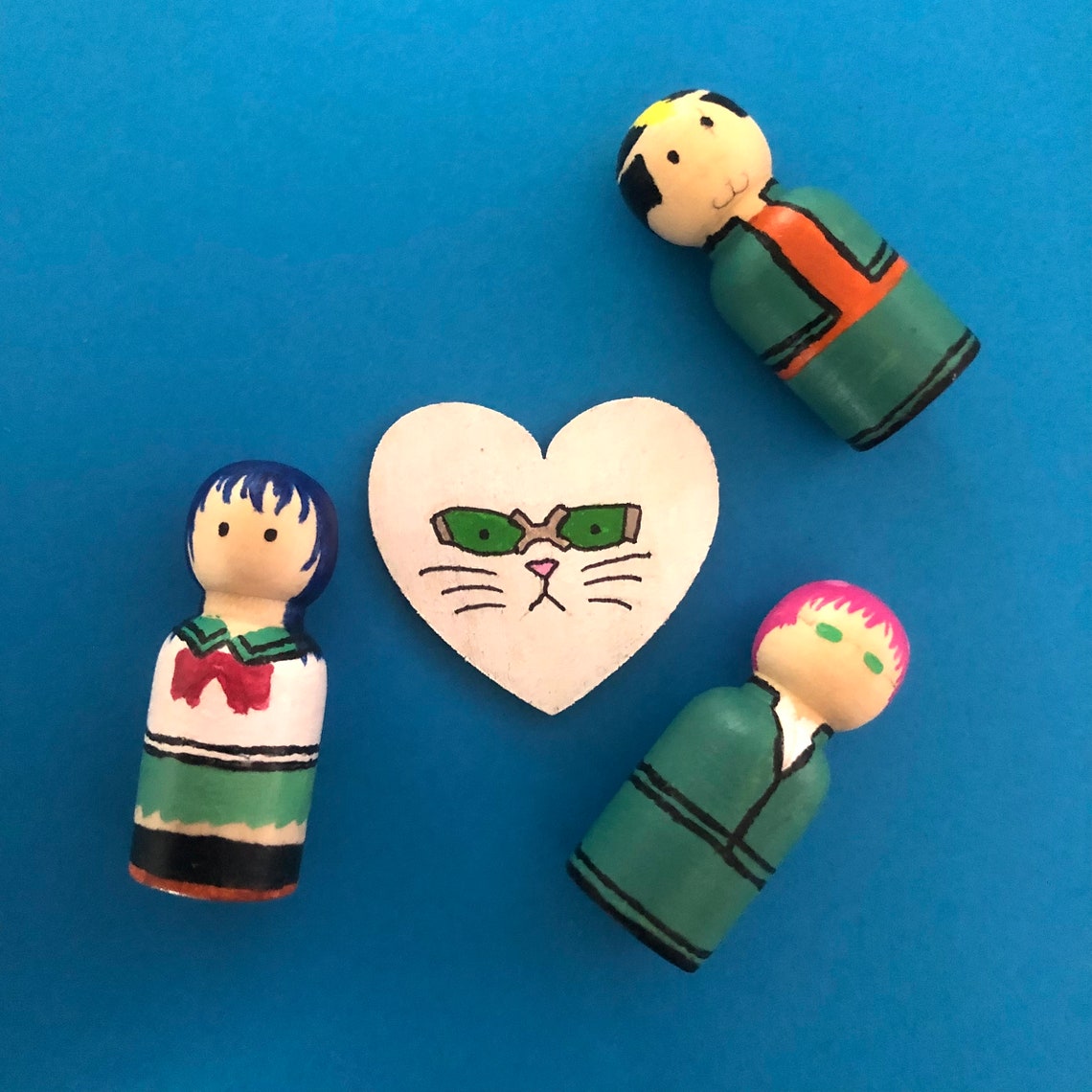 TDLOSK Inspired Hand Painted Wooden Peg Dolls - Etsy
