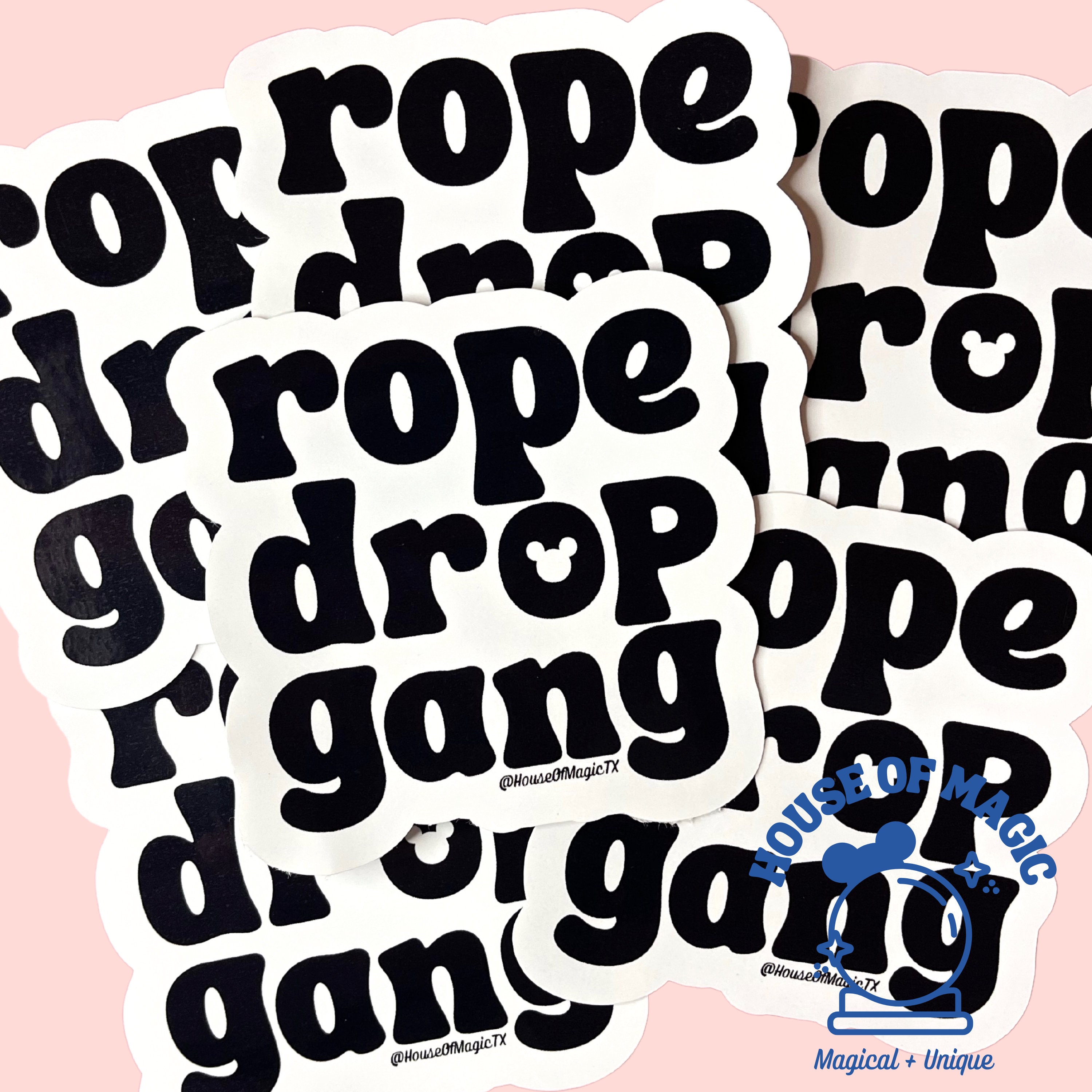 Disney Inspired Rope Drop Gang Sticker Disney Rise and Shine Sticker ...