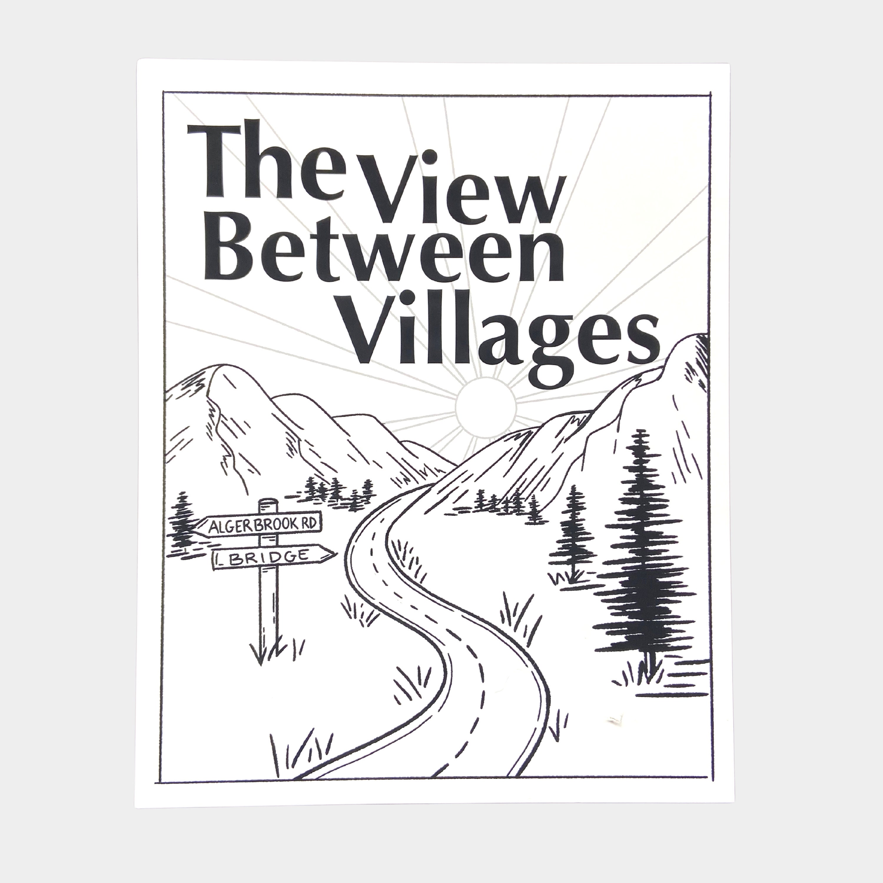 The View Between Villages | Stick Season | Noah Kahan Art Print Poster