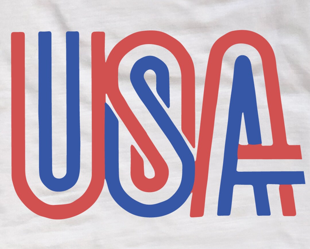 USA Retro SVG Digital Download, Cricut, Gym, 4th of July, Merica ...