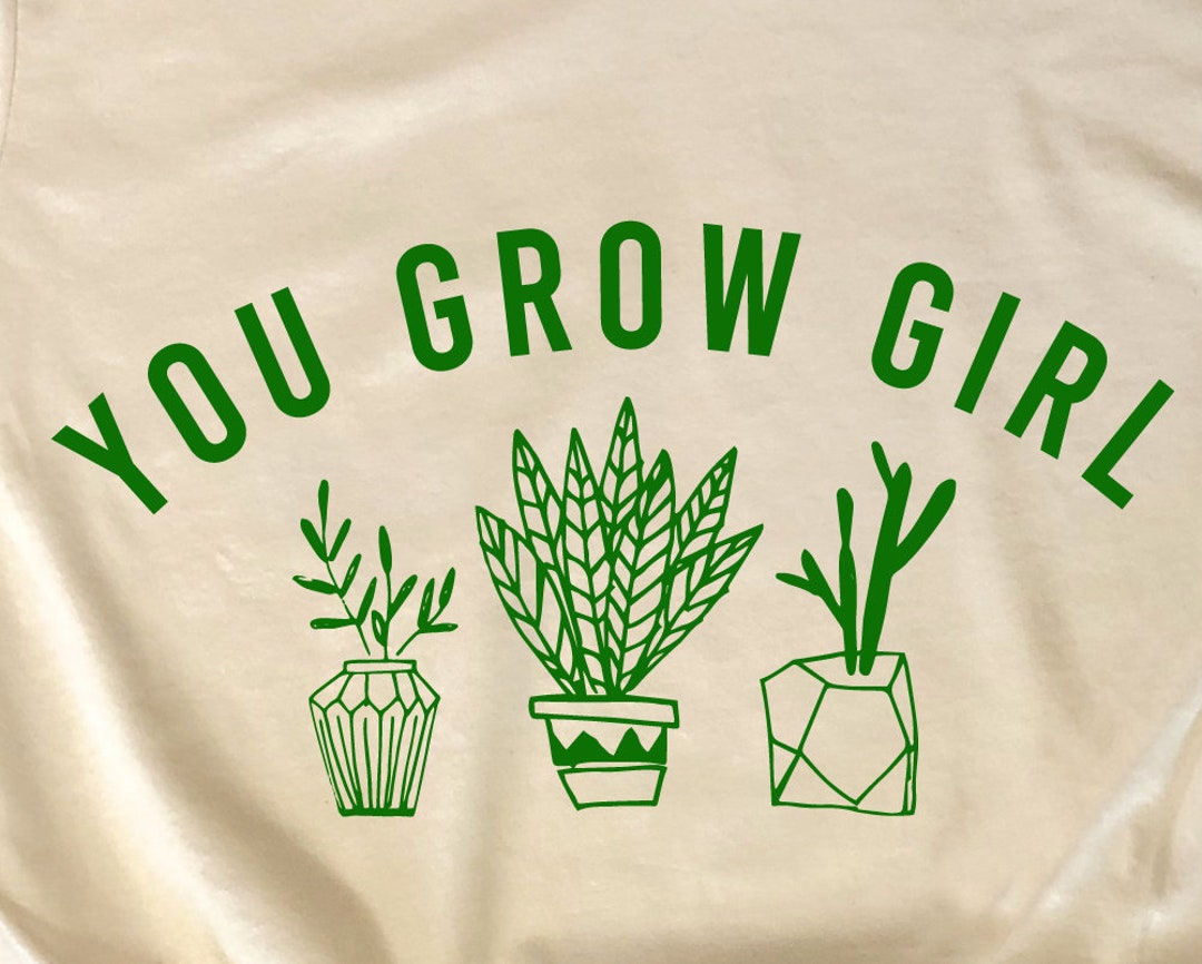You Grow Girl SVG Digital Download, Plant Lover, Vegan, Skeleton ...