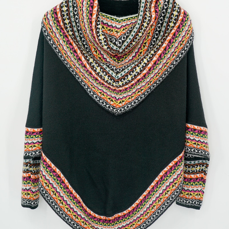 Peruvian Poncho - Etsy