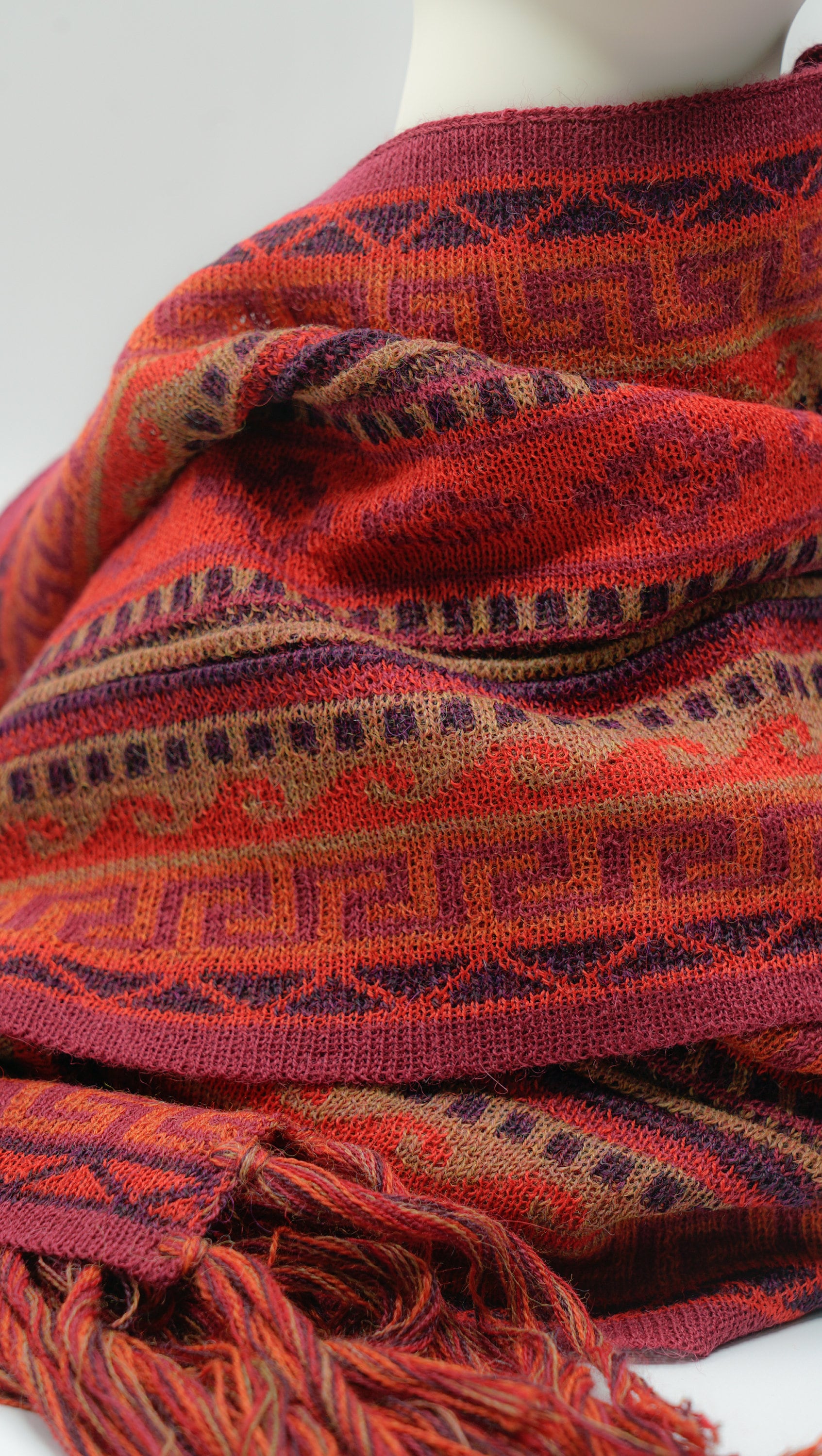 Baby Alpaca Peruvian Scarf chalina, Three Different Designs ...