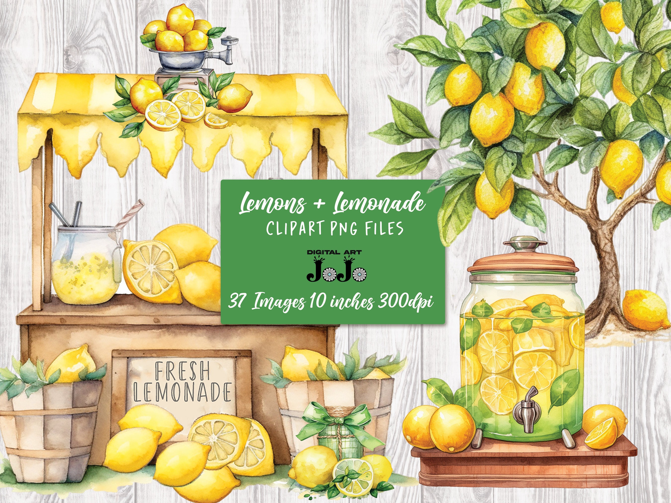 Lemon Clipart Lemonade Stand Clipart Lemonade Stand - Etsy