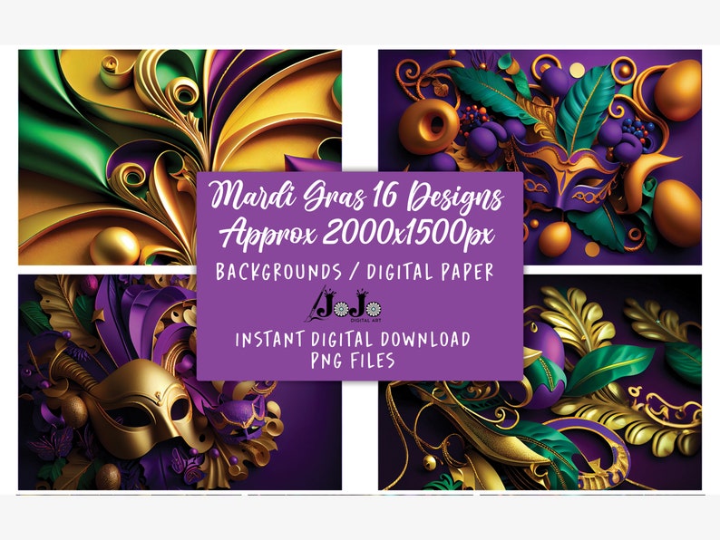 Mardi Gras Backgrounds Mardi Gras Digital Paper Mardi Gras - Etsy
