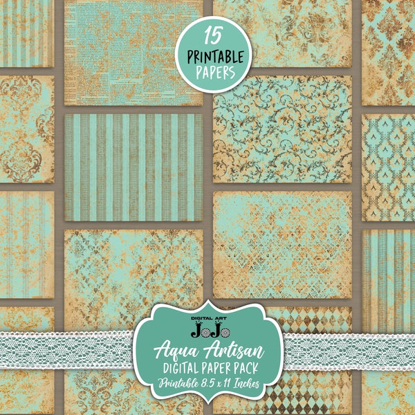 Turquoise Shabby - Etsy