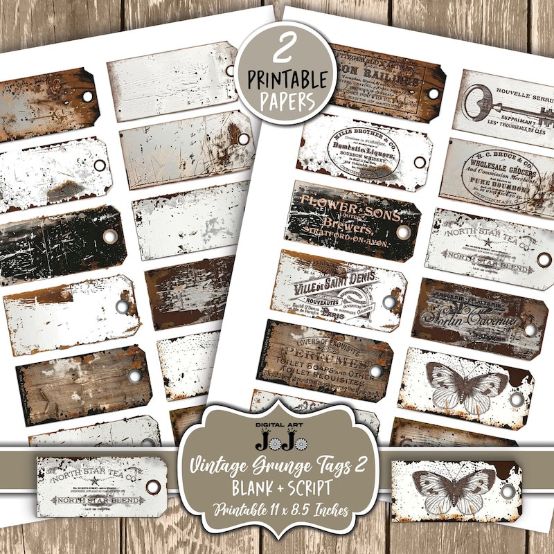 Scrapbooking Tags - Etsy