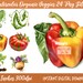 24 Garden Vegetables Clipart Bundle Commercial Use Digital - Etsy
