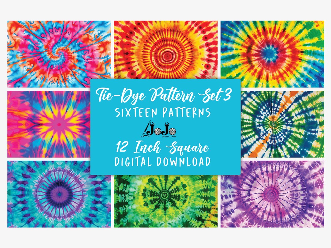 Tie Dye Digital Paper Png, Tie Dye Paper Instant Download, Digital ...