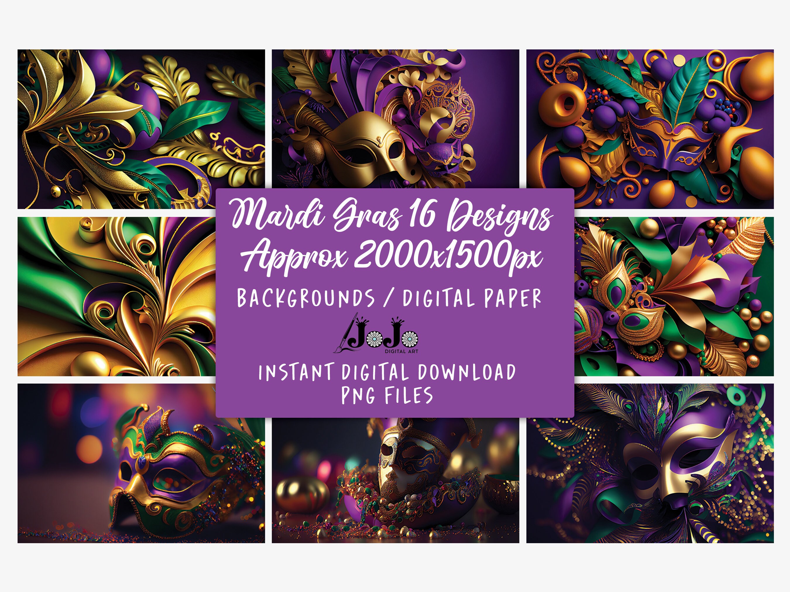 Mardi Gras Backgrounds, Mardi Gras Digital Paper, Mardi Gras Designs ...